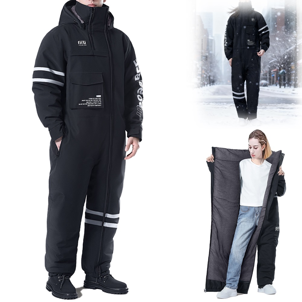Winter Overalls for men and woman,Snow Suit,Winter Coveralls Full-Body ...