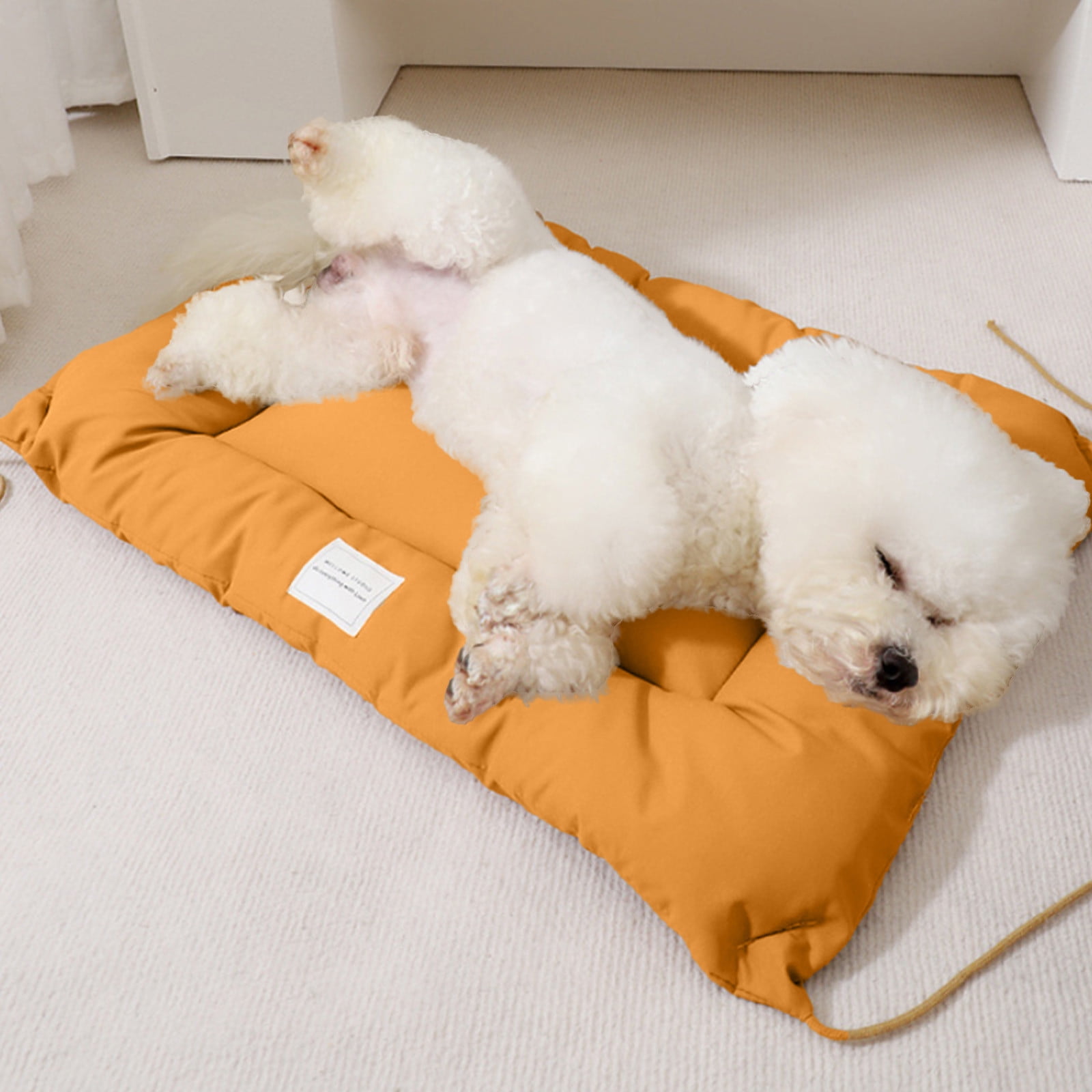 Winter Padded Dog Kennel in Orange 68x50cm for Pet Shelter, Perfect for ...