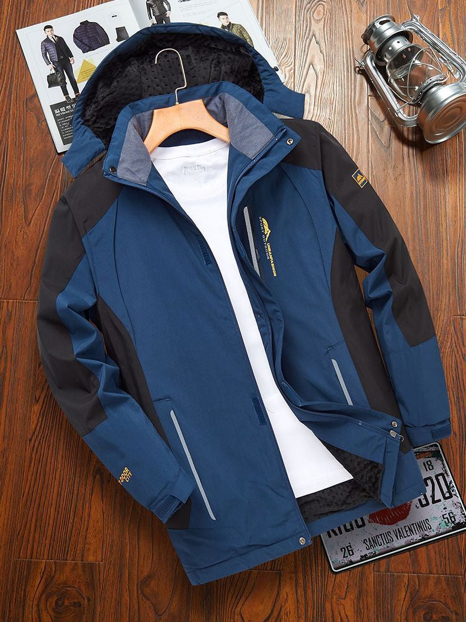 Winter Parka Men Windbreak Plus Thick Warm Windproof Fur Coats Male ...