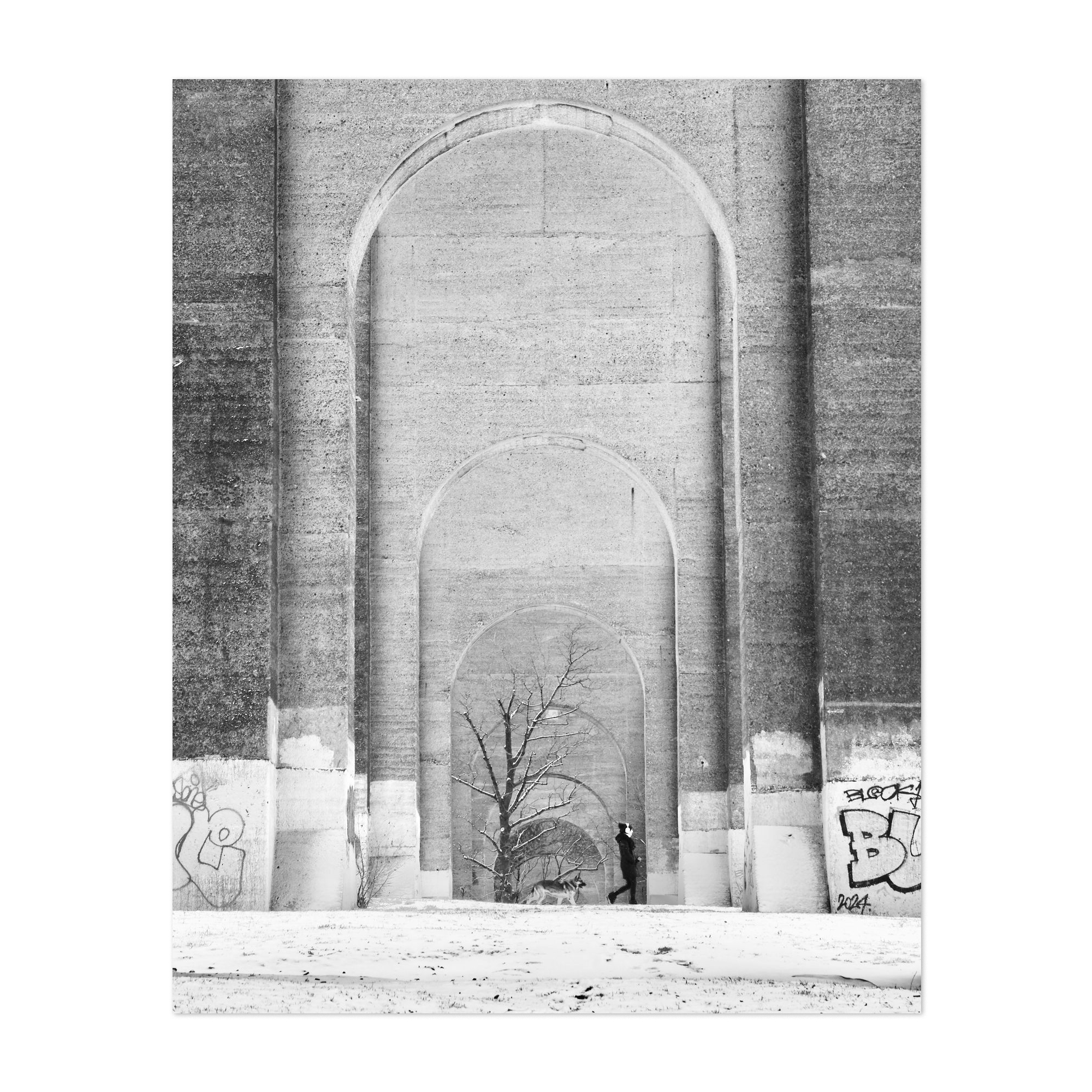 Winter Passage - Queens New York Photography Black and White ...