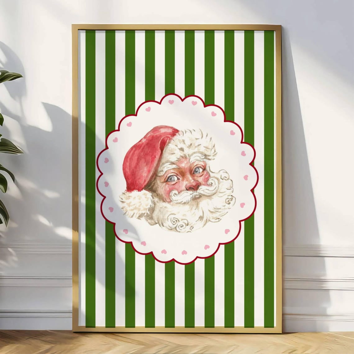 Winter Poster Bundle, Trendy Festive Wall Art Set Warm Present Vintage ...