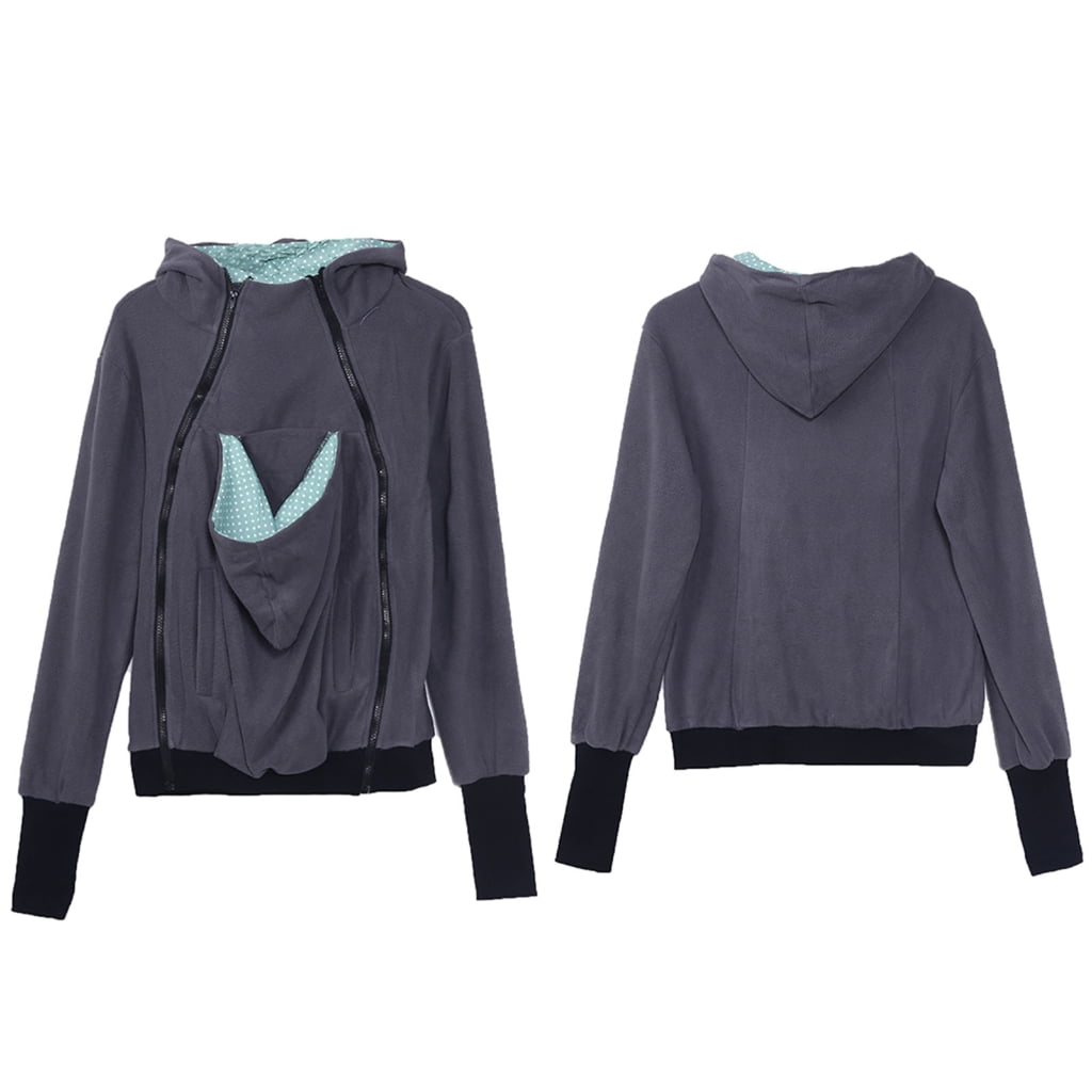 Winter Pregnant Sweatshirt Woman Kangaroo Hoodies with Parent Child ...