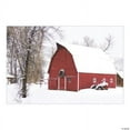 Winter Red Barn Backdrop Banner - Party Decor - 3 Pieces - Walmart.com