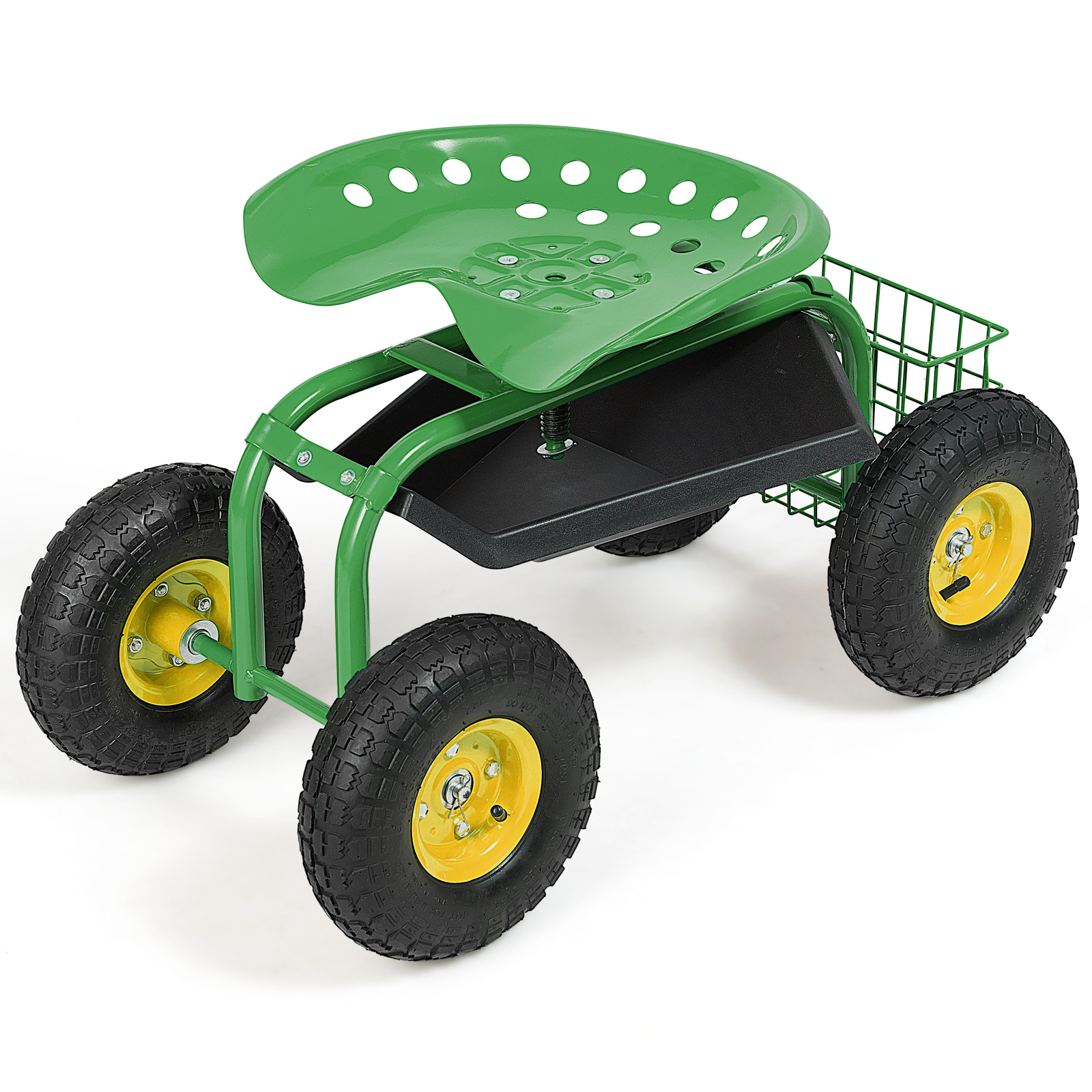 Winter Rhythm Rolling Garden Cart Work Seat w/Wheels, Scooter w/360 ...