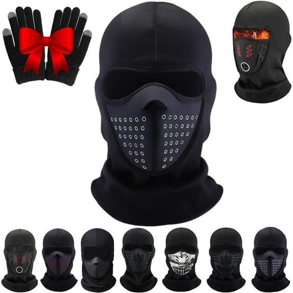 Winter Rider Warm Anti-Haze Balaclava, Full Face Cover Windproof ...
