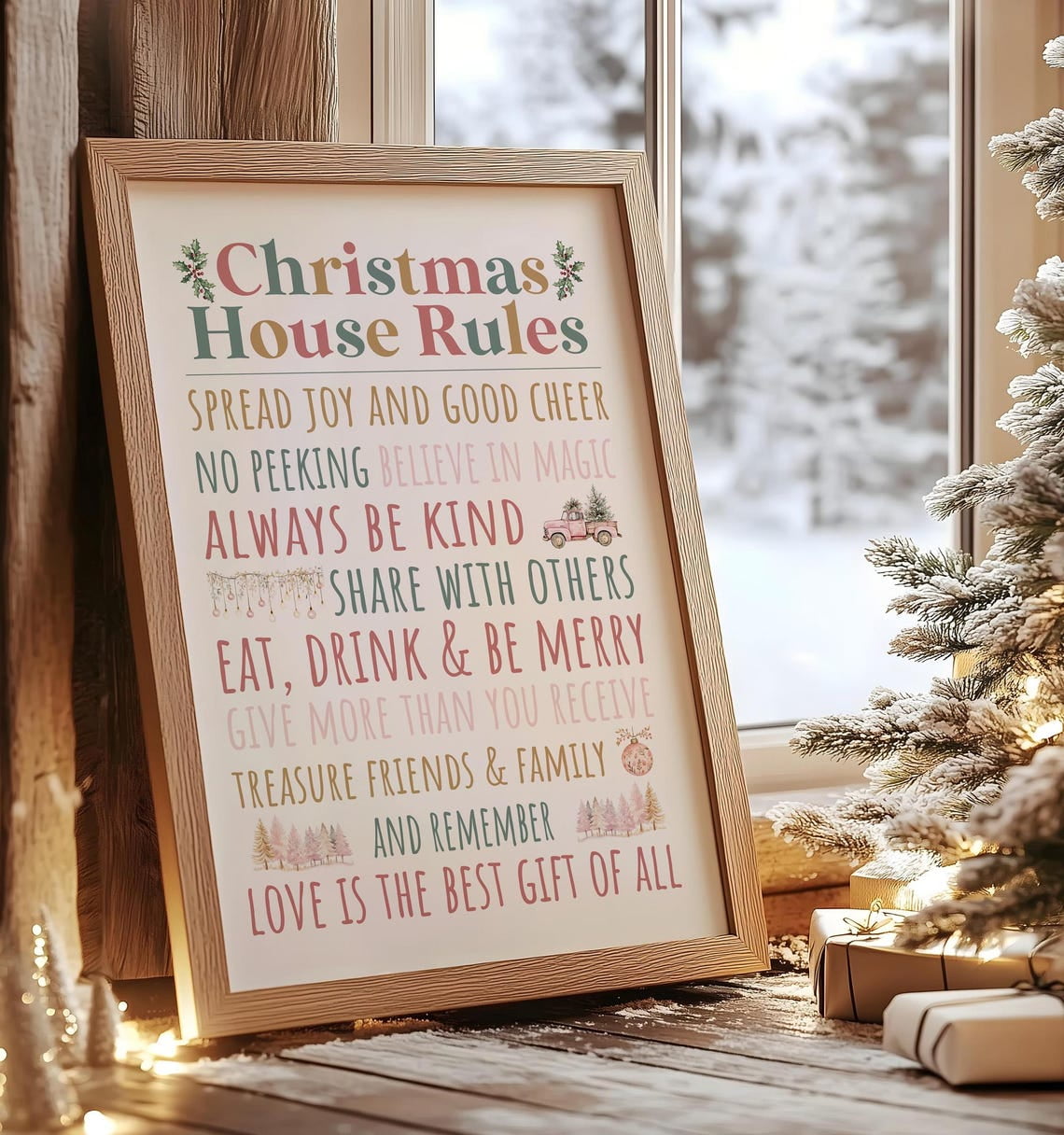 Winter Rules Wall Art, House Rules Print, Trendy Print, Room Decor, C ...