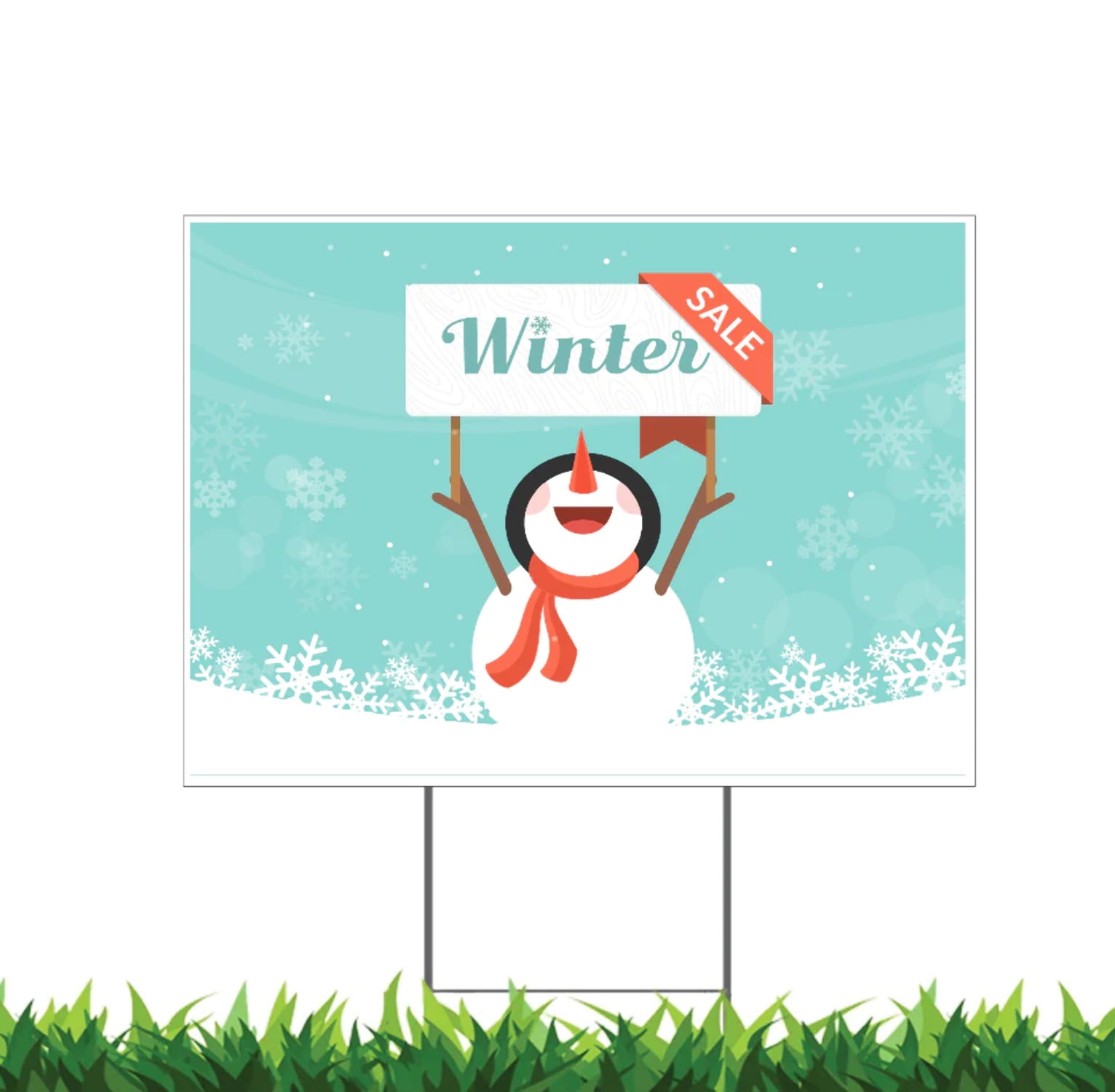 Winter Sale Sign, Retail Sale Sign, Yard Sign, 18x12, 24x18, 36x24, H ...