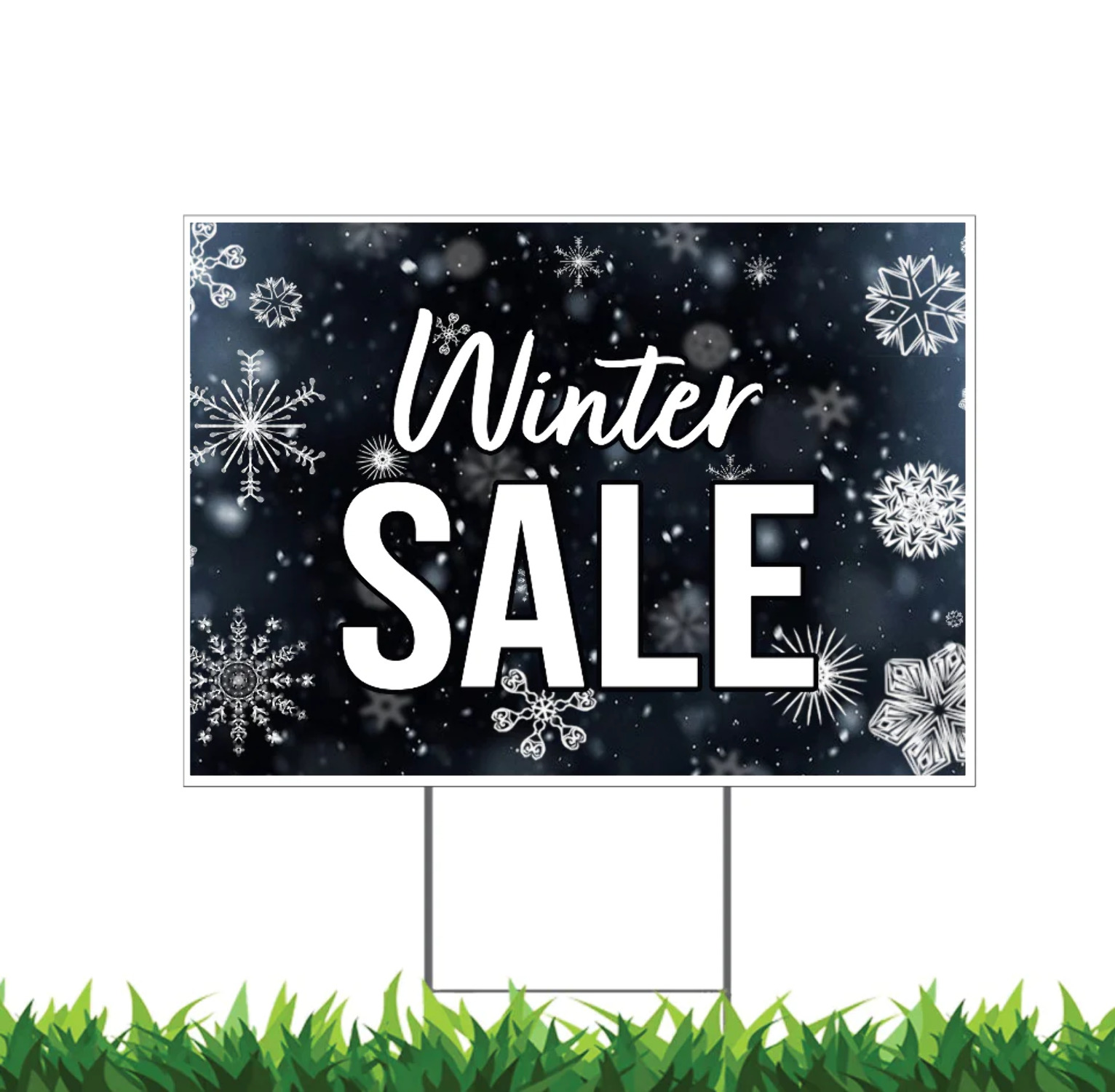 Winter Sale Sign, Retail Sale Sign, Yard Sign, 18x12, 24x18, 36x24, H ...