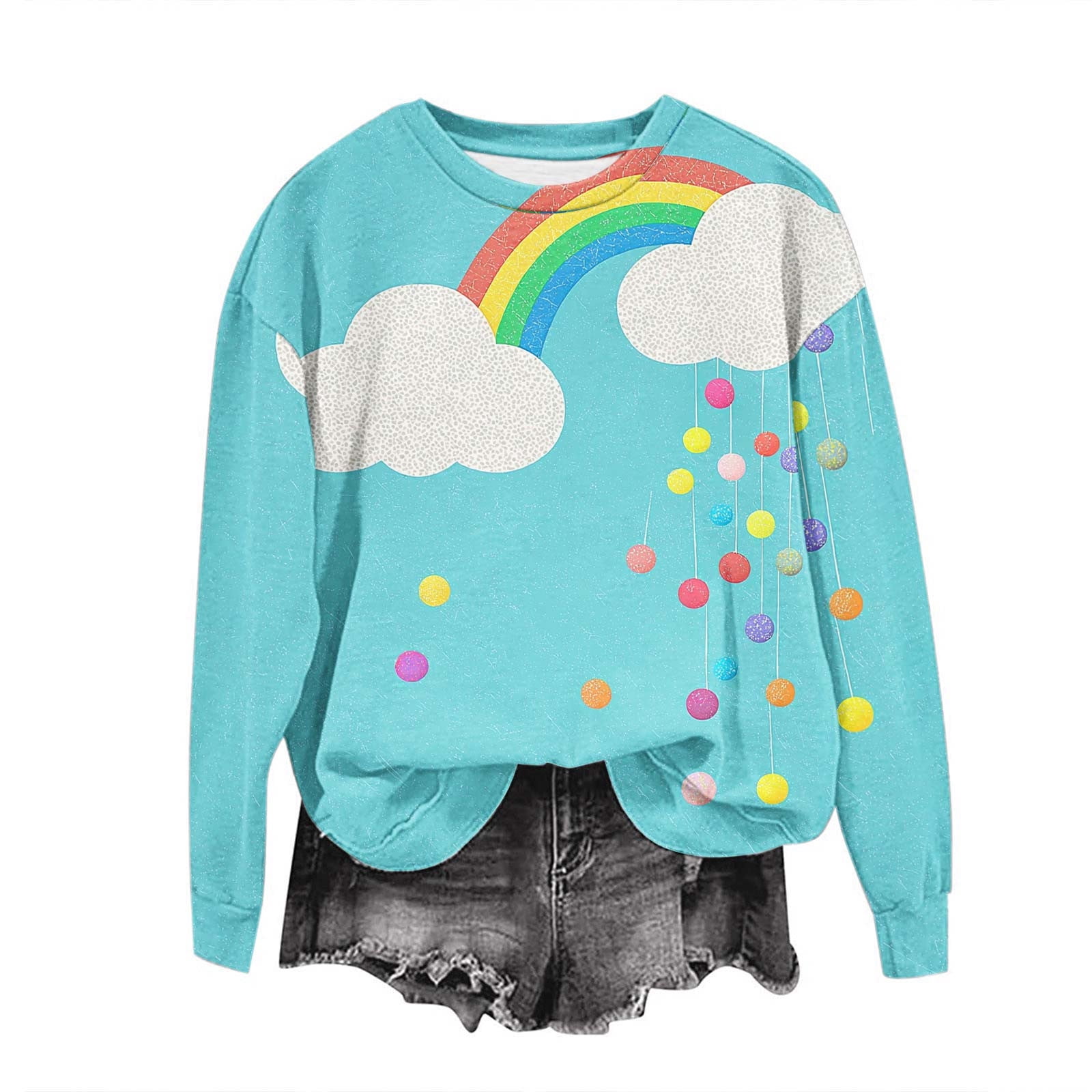 Kukoosong Girls Fall Base Layer Tops Kids Crew Neck Long Sleeve Basic ...