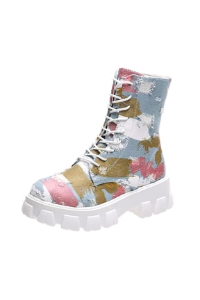 Ladies Camouflage Boots