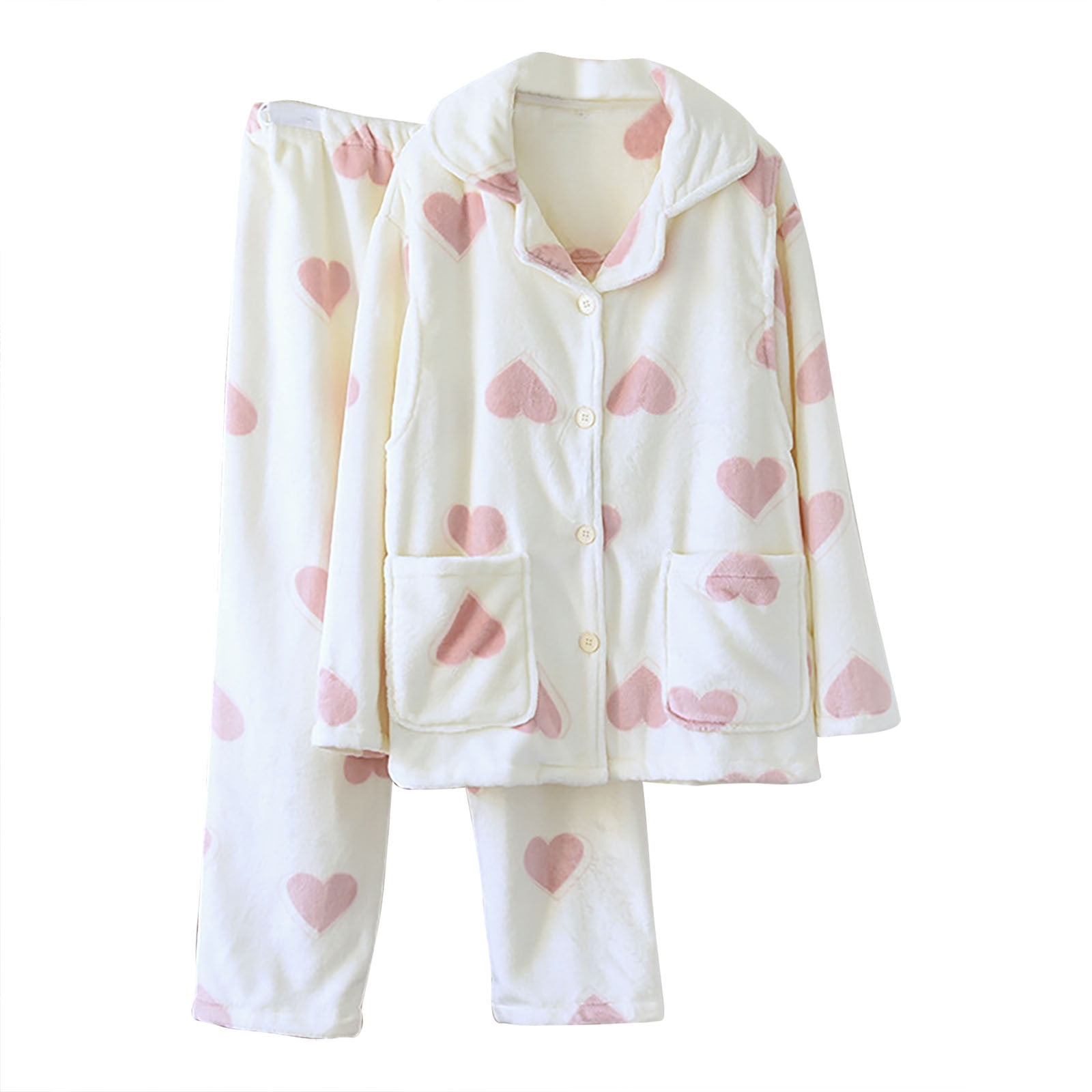 Winter Savings Holiday Deals 2024 Bovxnpu Womens Pajamas Sets Flannel