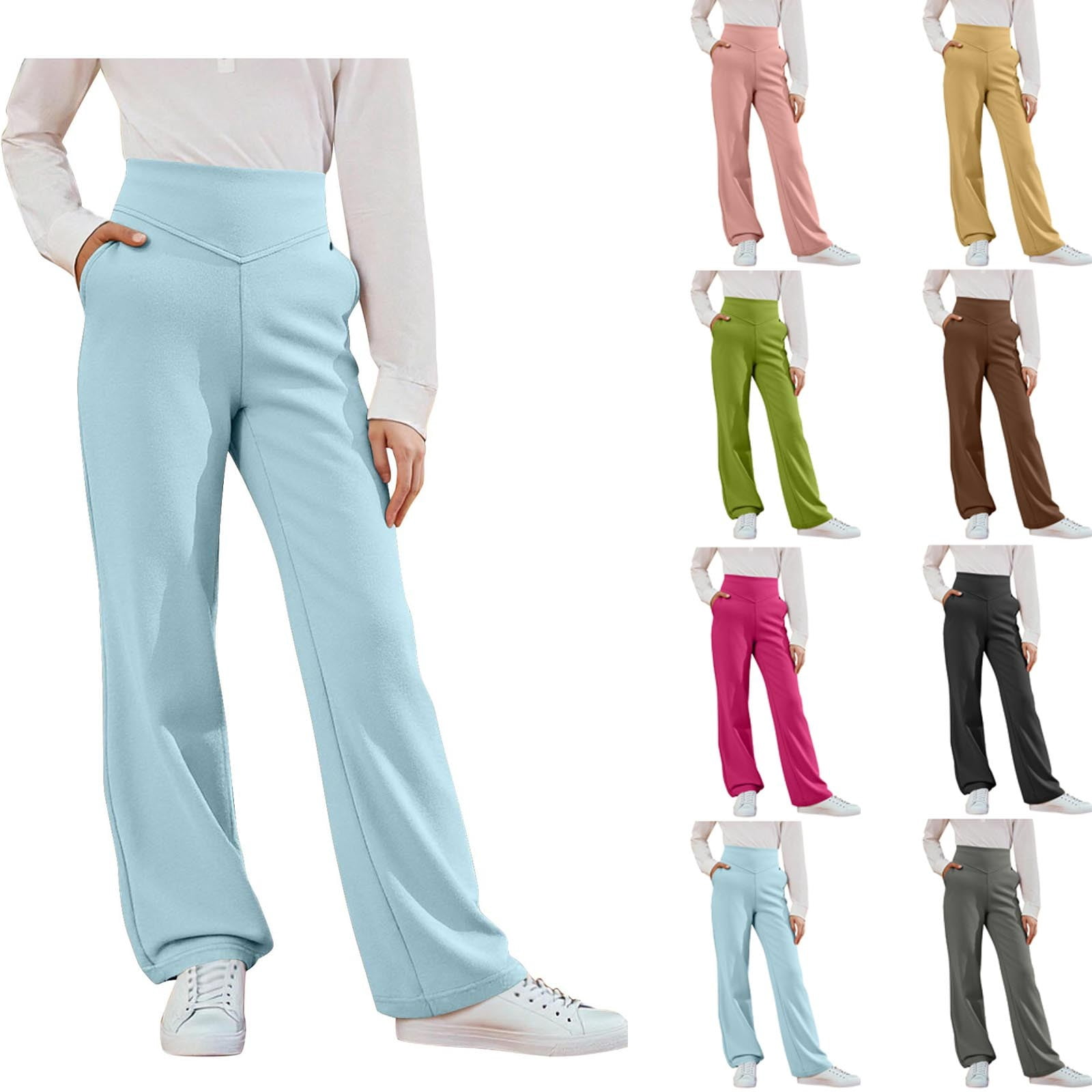 Loopsun Kids Fall Winter Long Pants, Toddler Uniform Suit Pants, Kids ...