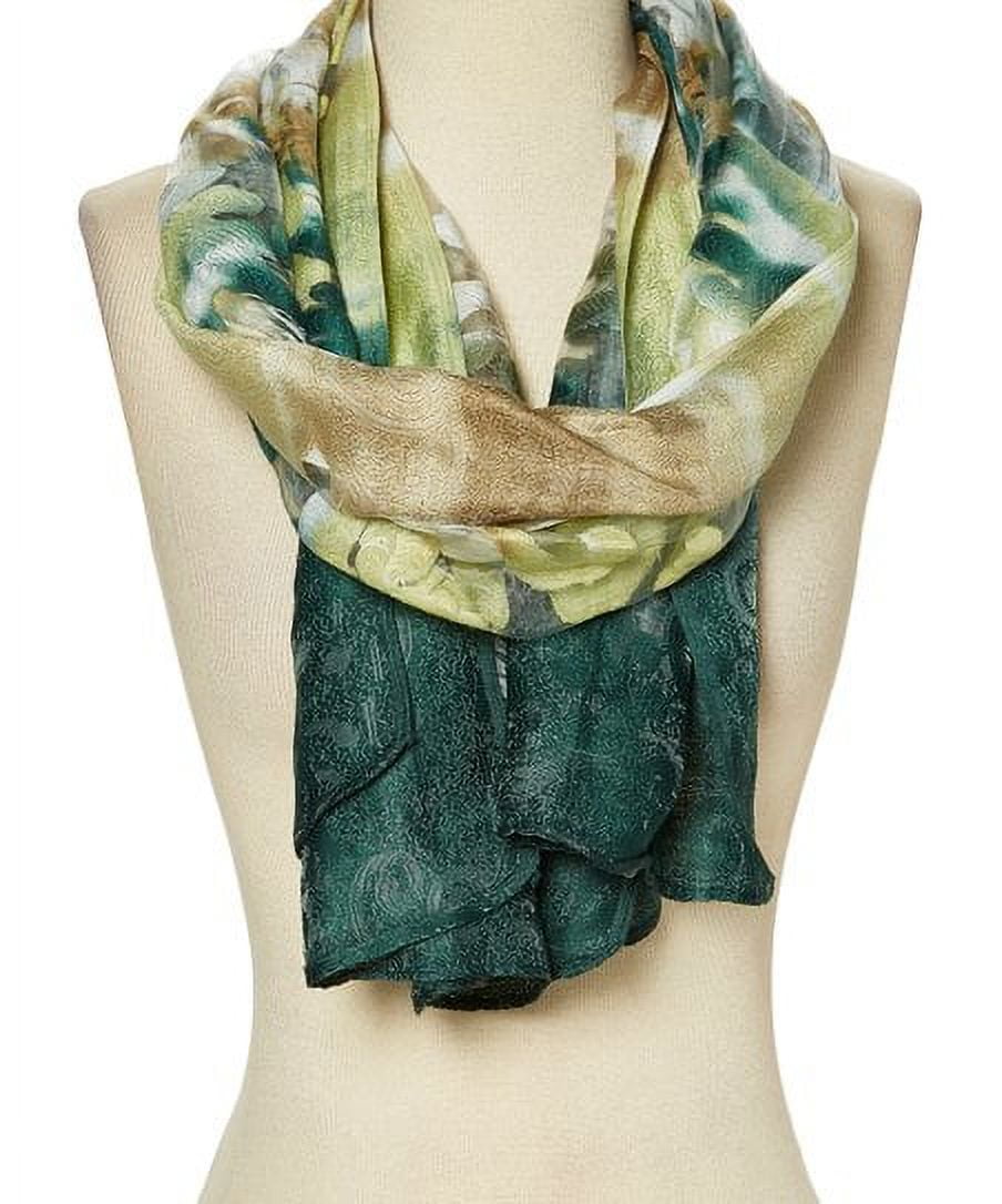Winter Scarfs for Women Floral Neck Scarves for Women Lightweight Scarf ...