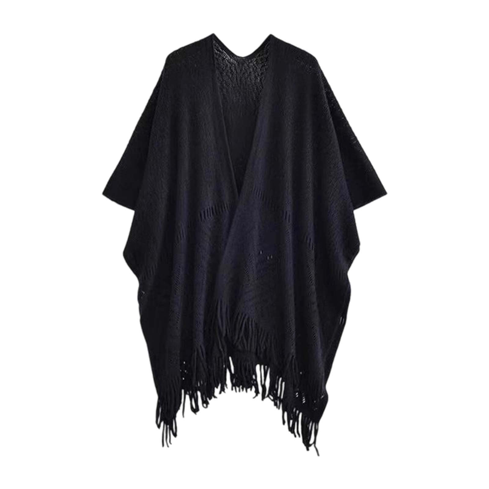 Winter Scarves Shawl Knitted Shawl Tassel Long Plus Size Autumn and ...