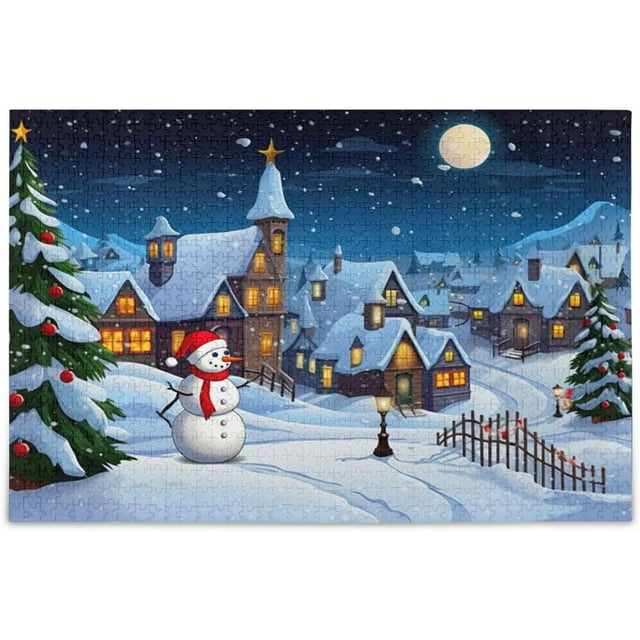 Winter Scene Jigsaw Puzzles 500 PiecesPuzzles for Adults Family Game ...