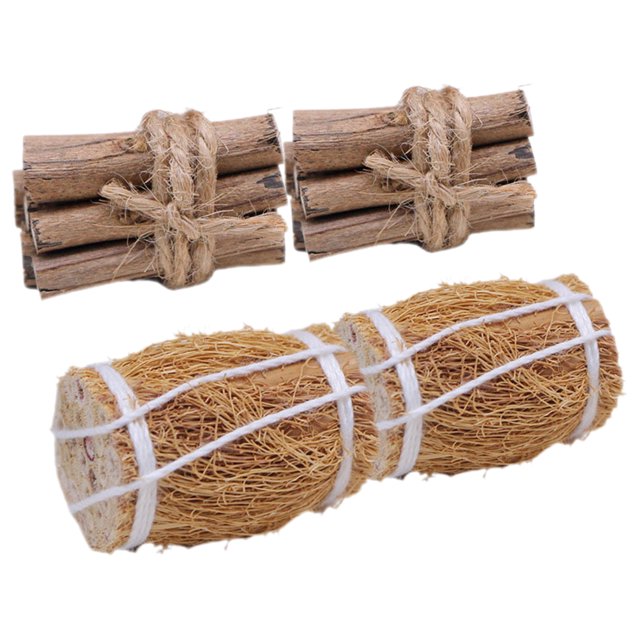 WRITWAA Assorted Color Wooden Mini Haystack Decorations for Dollhouse ...