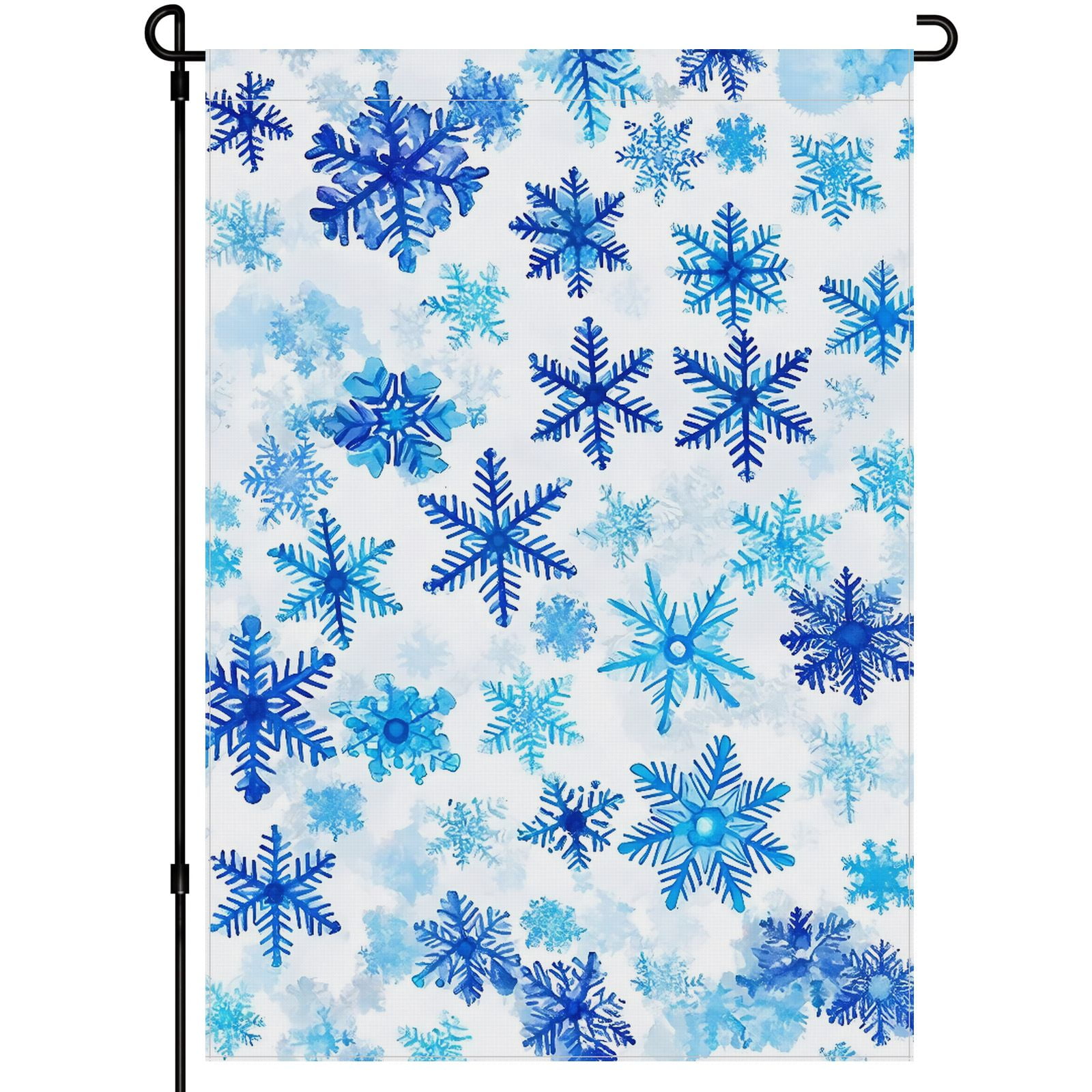 Winter Seamless Pattern Durable Garden Flag for Outdoor Washable Double ...