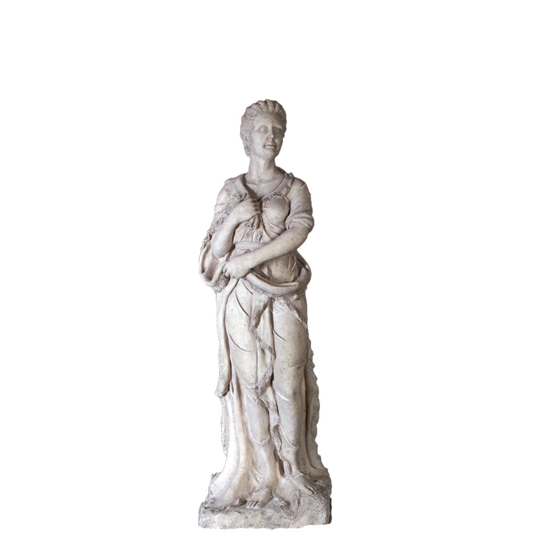 Winter Season Stone Life Size Statue - Walmart.com