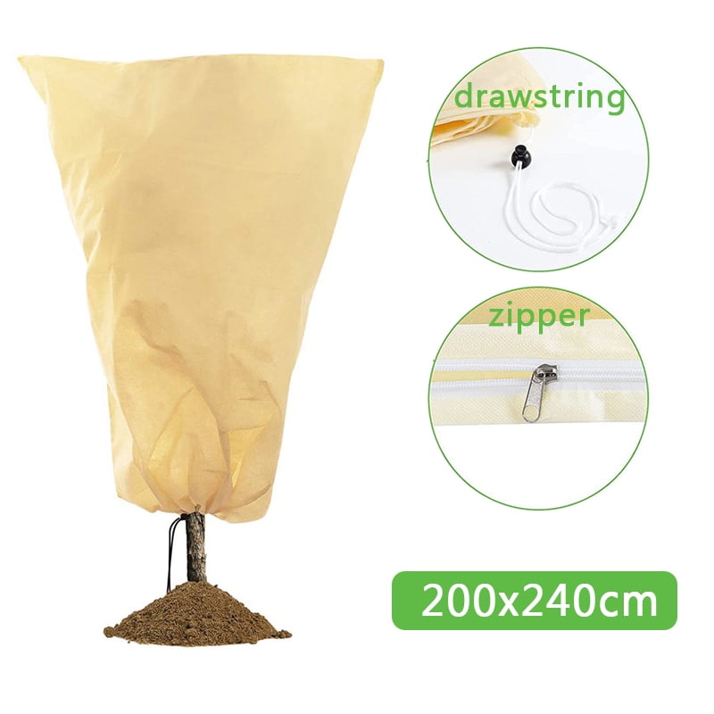 Winter Shrub Plant Protective Cover Small Tree Frostproof Fabric Garden ...