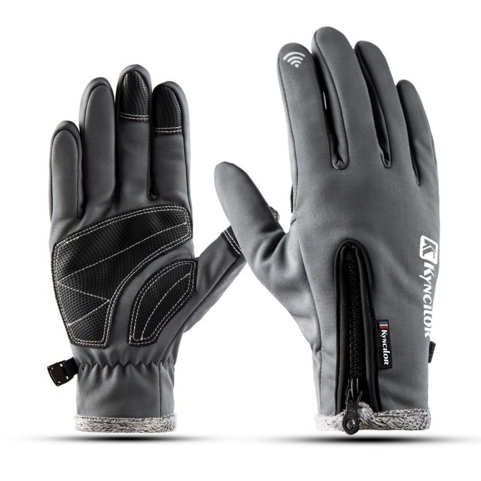 Winter Ski & Snowboard Gloves with Wrist Leashes - Waterproof ...