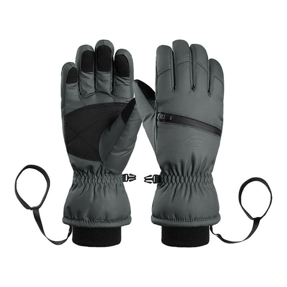 Winter Ski Warm For Cold Weather Touchscreen Rubber Gloves Small Size ...