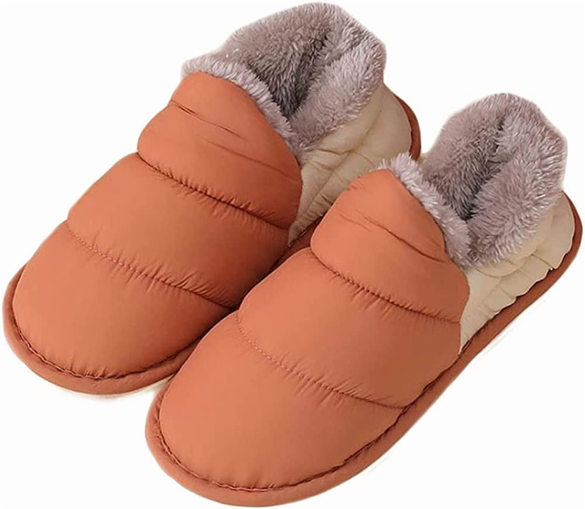 Winter Slippers For Women Down Slippers Fluffy Winter House Slipper ...