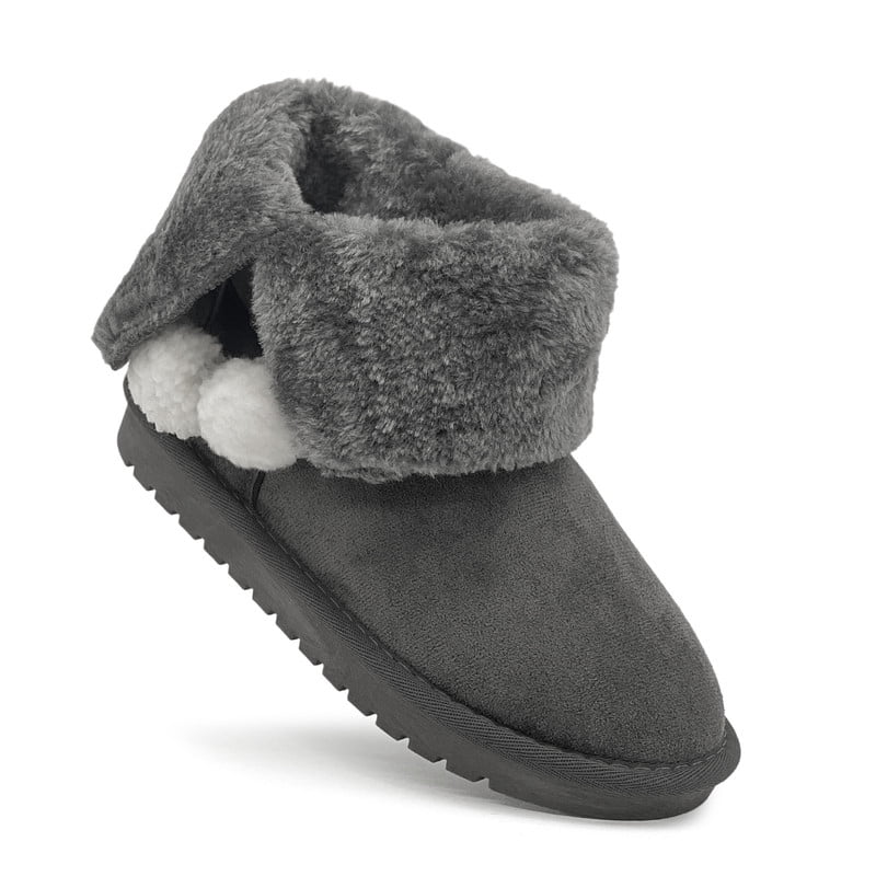 Winter Snow Boots for Girls Boys, Soft Comfy Warm Faux Fur Lined Kids ...