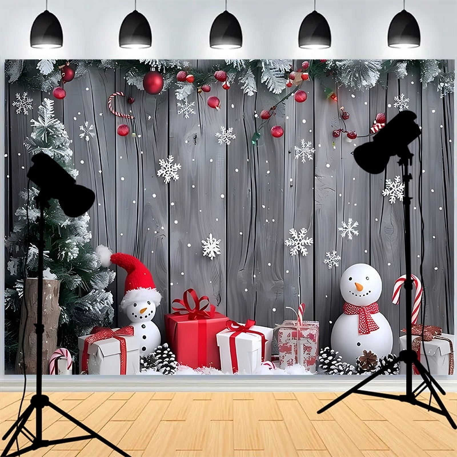 Winter Snow Window Christmas Day Background Fireplace Living Room ...