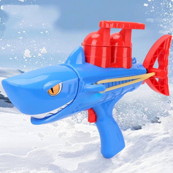 Winter Snowball Blaster Gun Toy Outdoor Play Snowball Launcher for ...