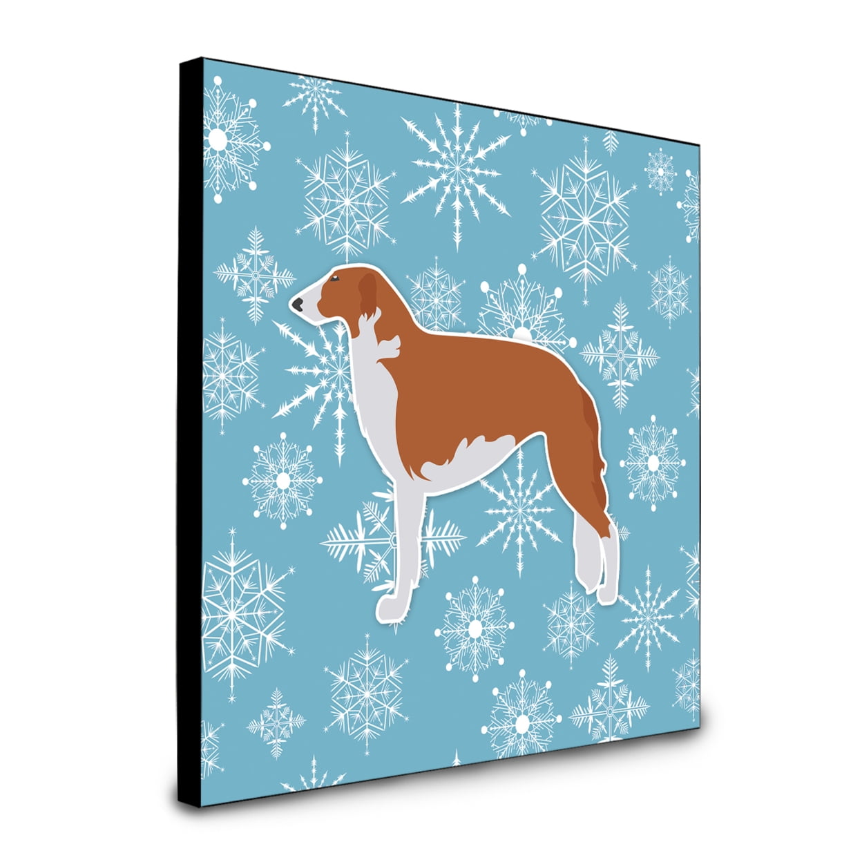 Carolines Treasures BB3499UP88 Winter Snowflake Borzoi Russian ...