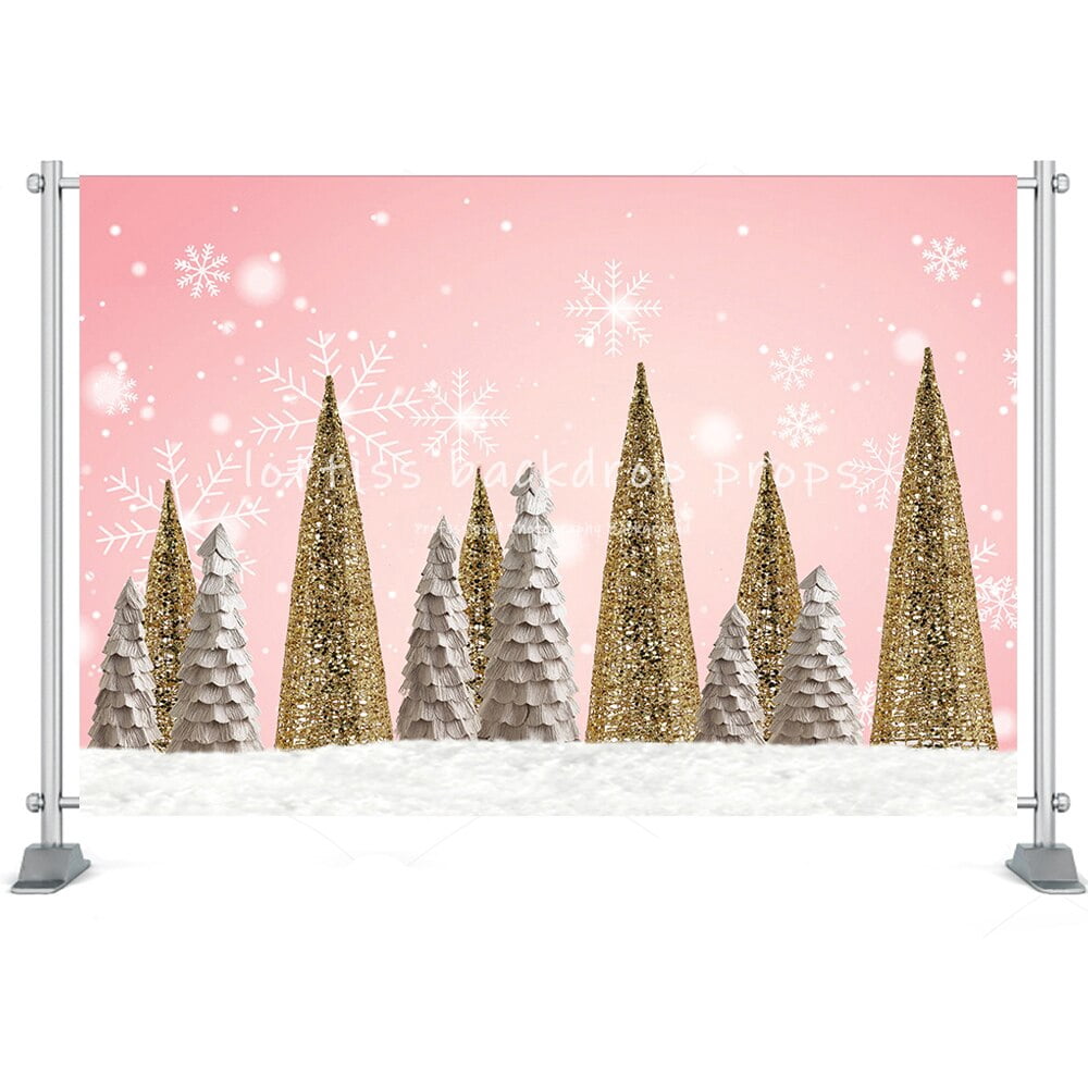 Winter Snowflake Forest Backdrop Wonderland Kids Cake Smash Props ...