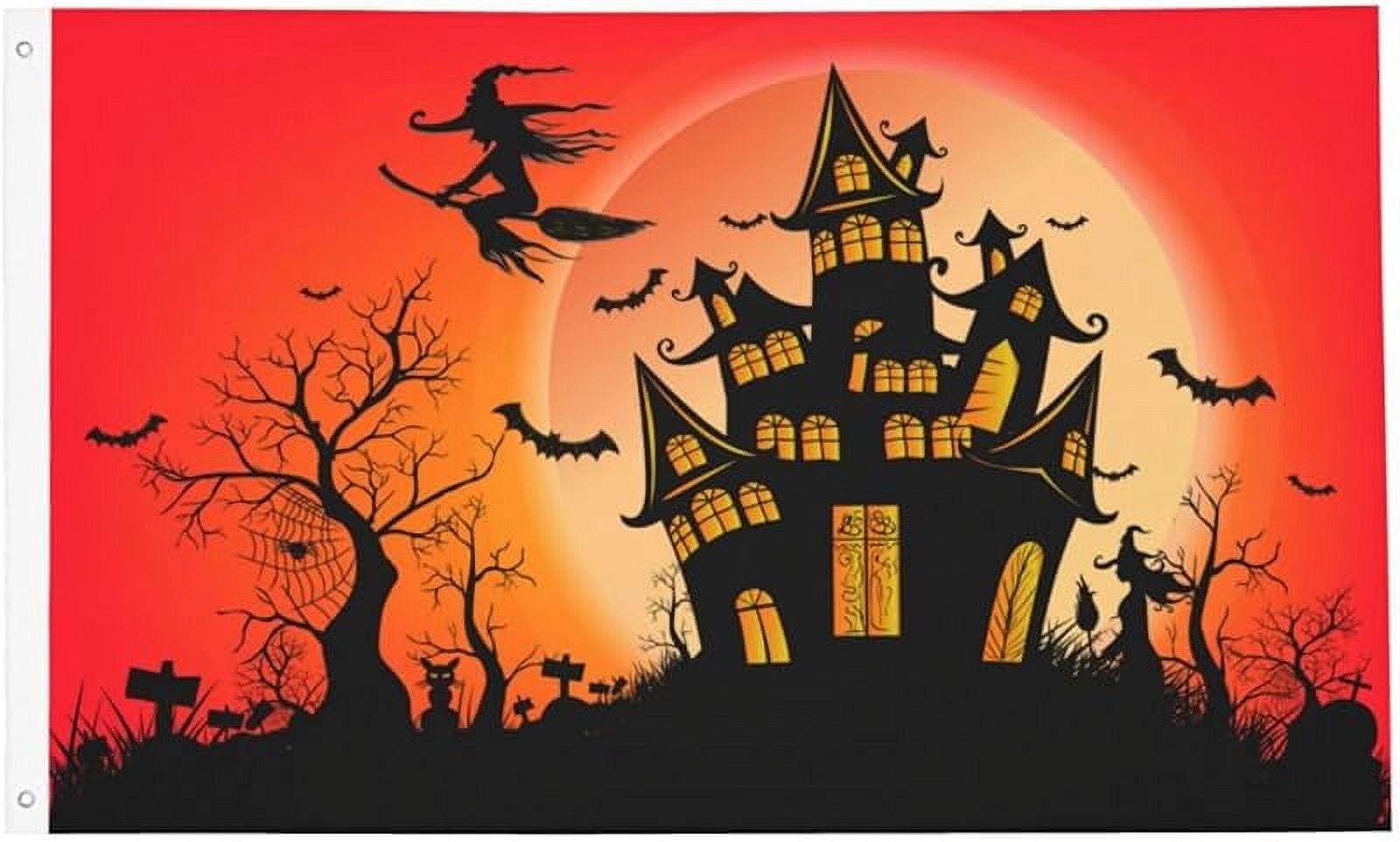 Winter Snowflake Pine Red Christmas Tree Wood Flag, 3x5Ft Polyester ...