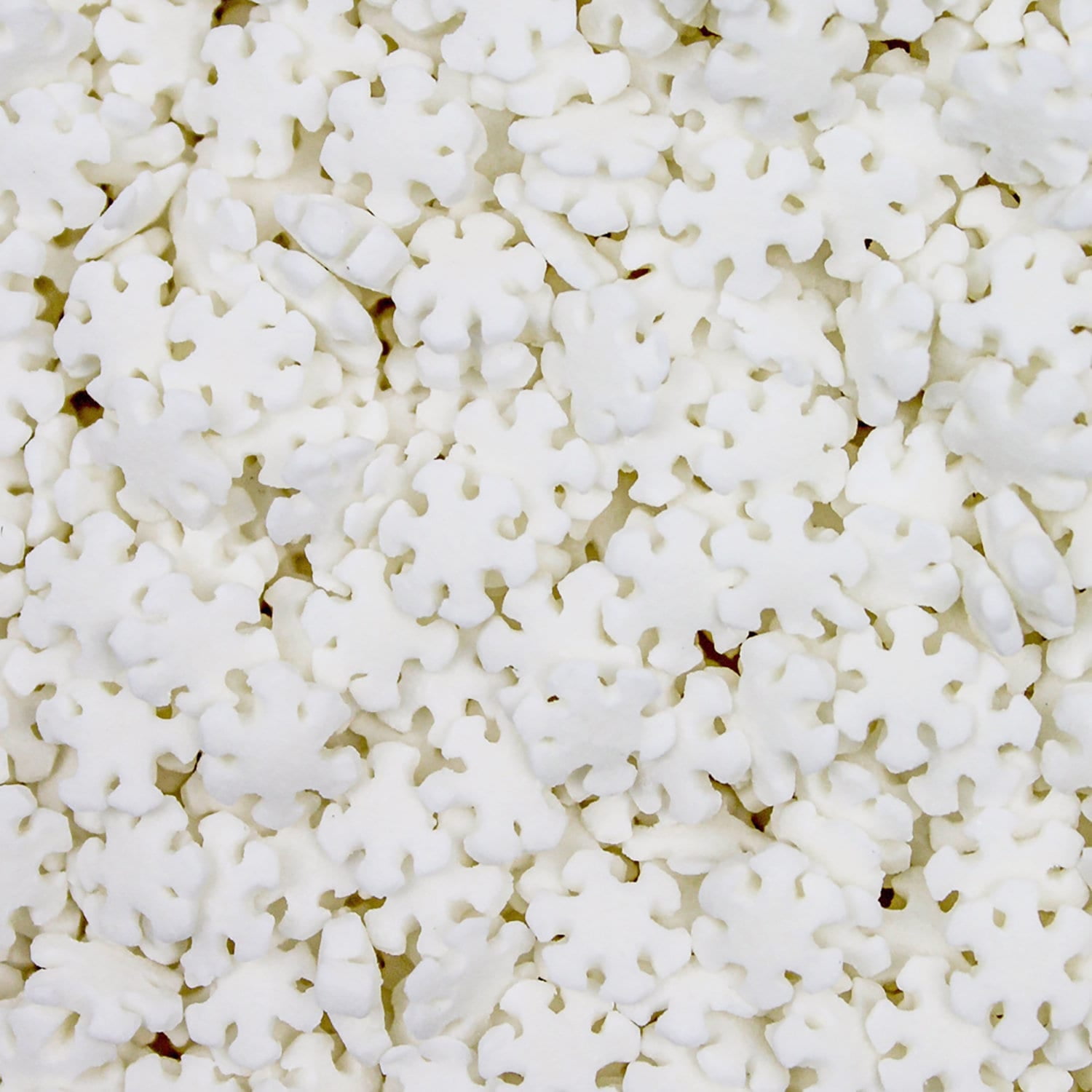 Winter Snowflake Shaped Sprinkles (1/2 Cup, 1x Jar) Candy Decor for ...