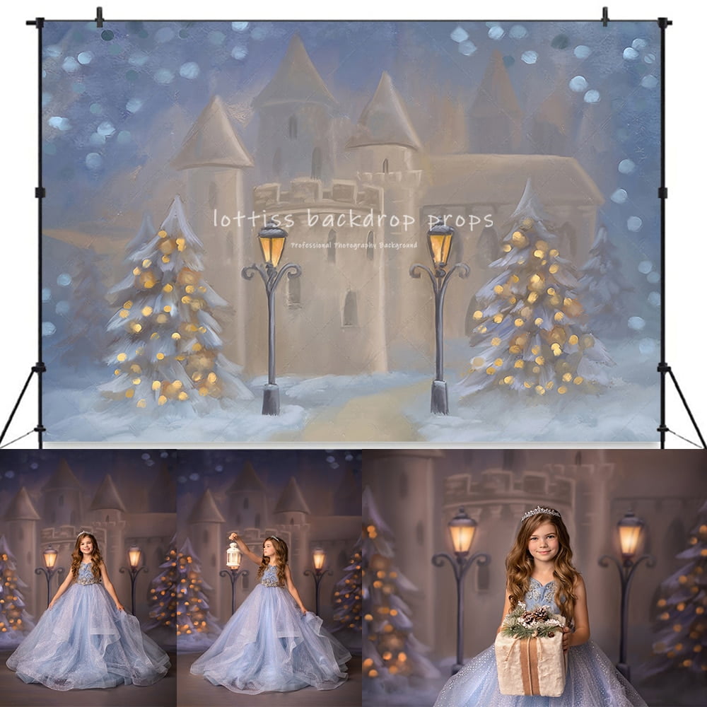 Winter Snowy Forest Backdrops Kids Photocall Child Baby Adult Portrait ...