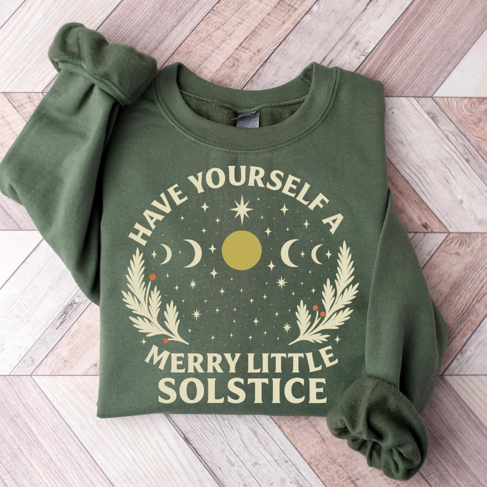 Winter Solstice Shirt, Yule Christmas Sweater, Have Yourself A Merry ...