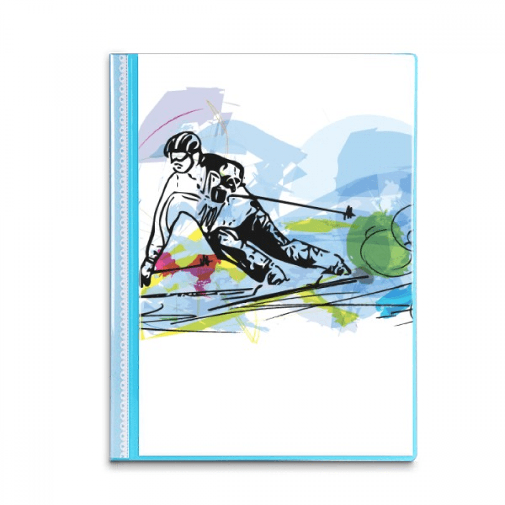 Winter Sport Skiing Athletes Freestyle Skiing Book Sheet Protectors ...