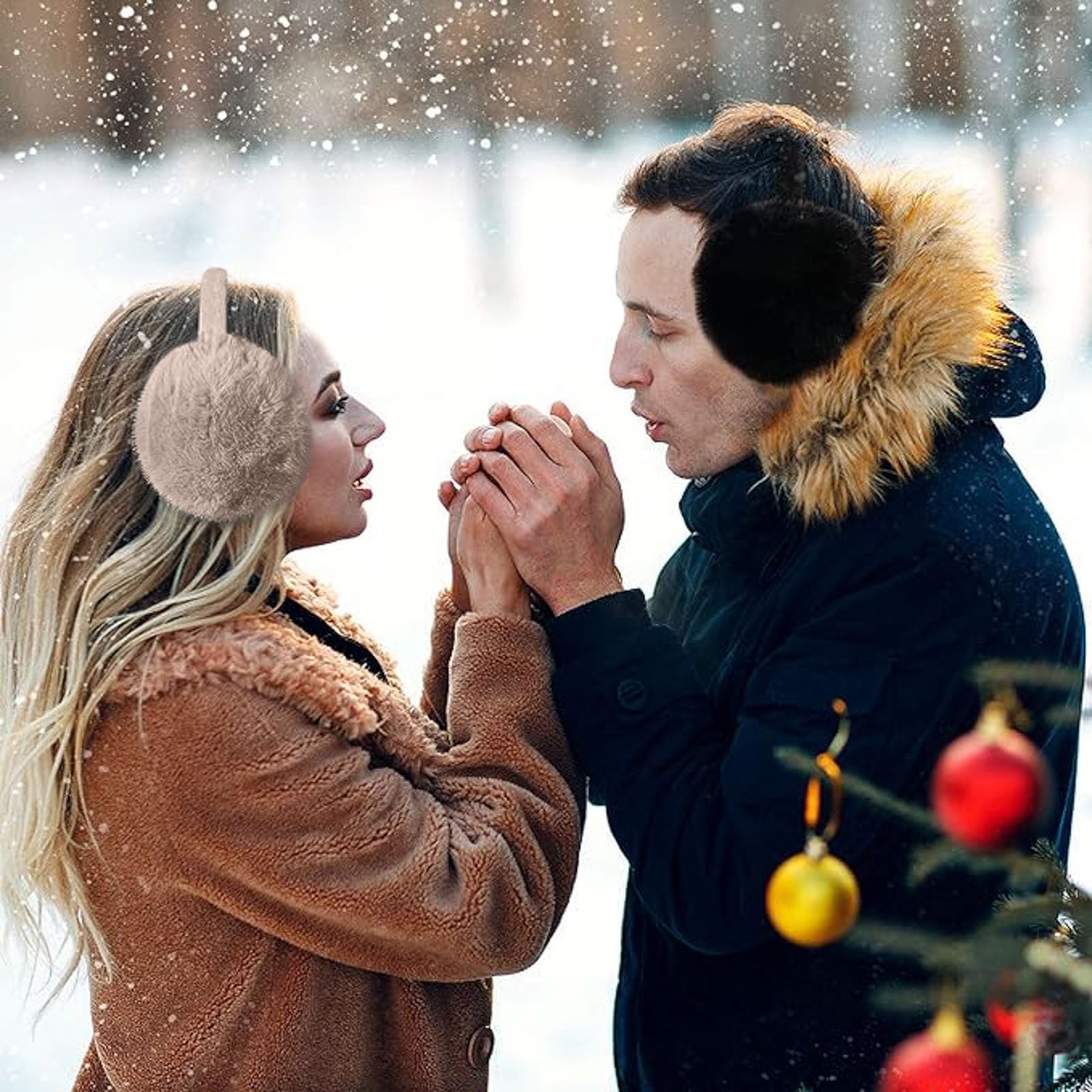Winter Sports Adjustable Earmuffs Soft Warm Ear Covers For Cold Weather ...