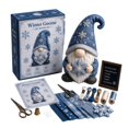 Winter Sunflower Gnome Complete Sewing Patchwork Kit, Portable Beginner ...