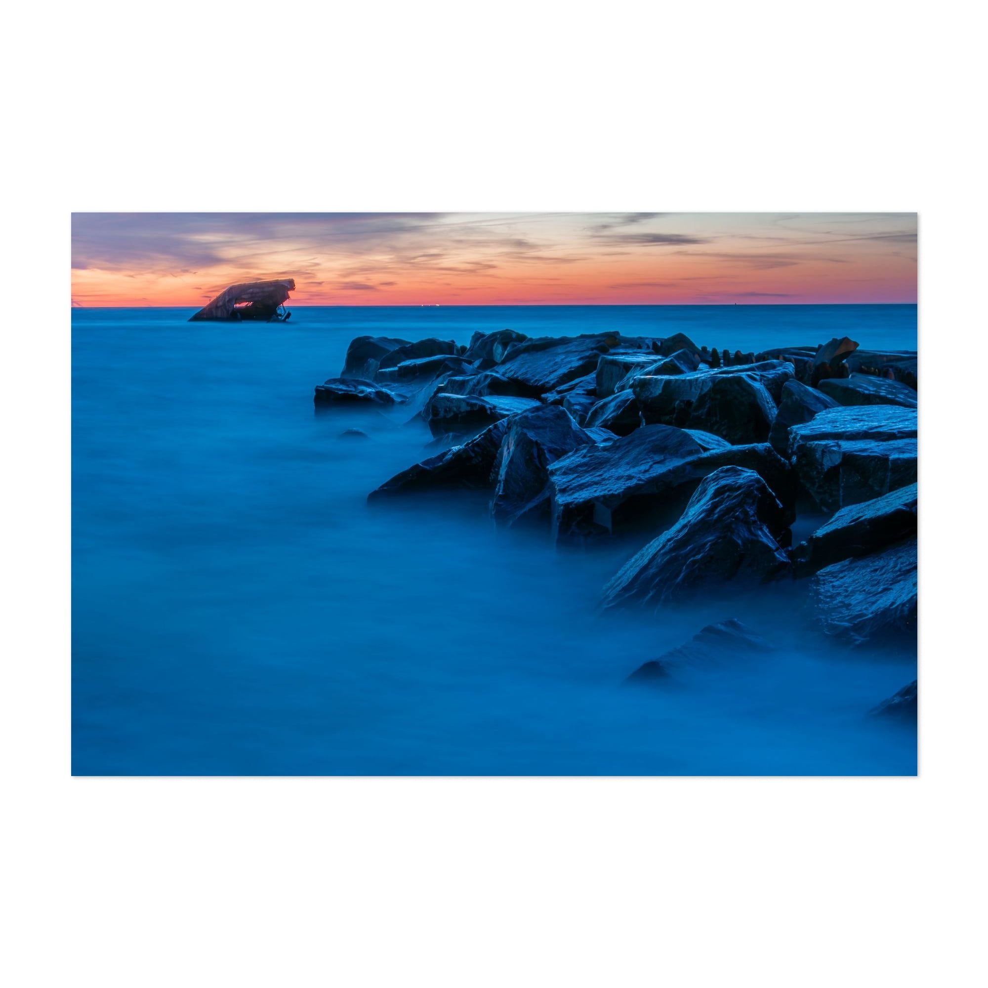 Winter Sunset from Sunset Beach, Cape May New Jersey - Cape May Point ...