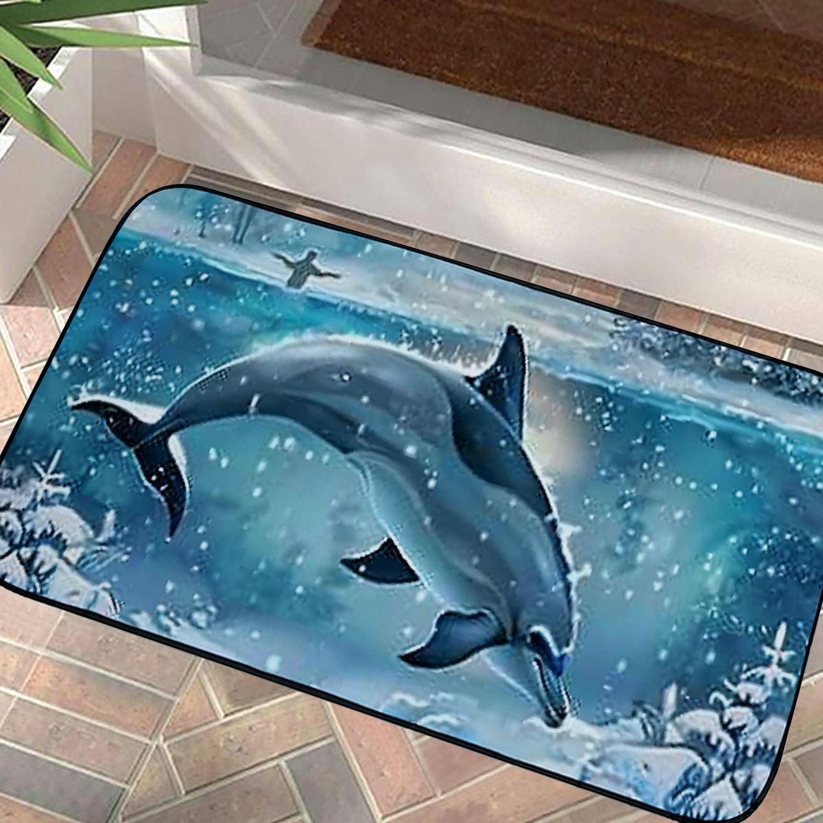 Winter The Dolphin Welcome , Kitchen, Porch, Mud Shoes, Indoor Outdoor ...