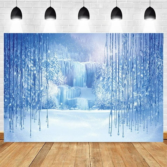 Winter Theme Background Snow World Photo Decoration Child Portrait ...