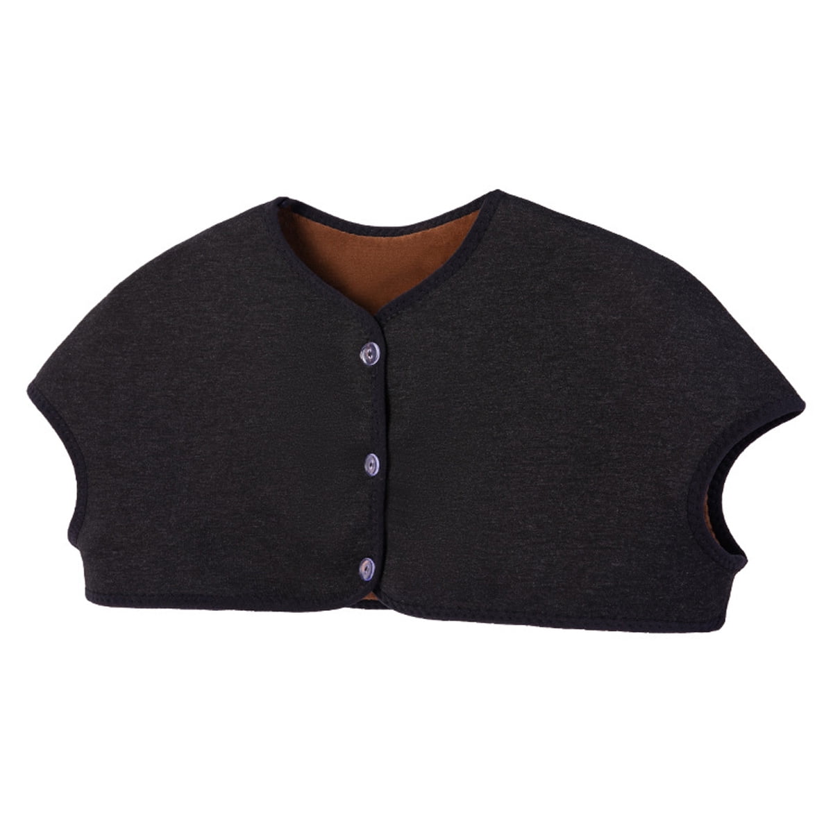 Winter Thermal Fleece Lining Shoulder Warmer Elderly Men Women Wearable ...