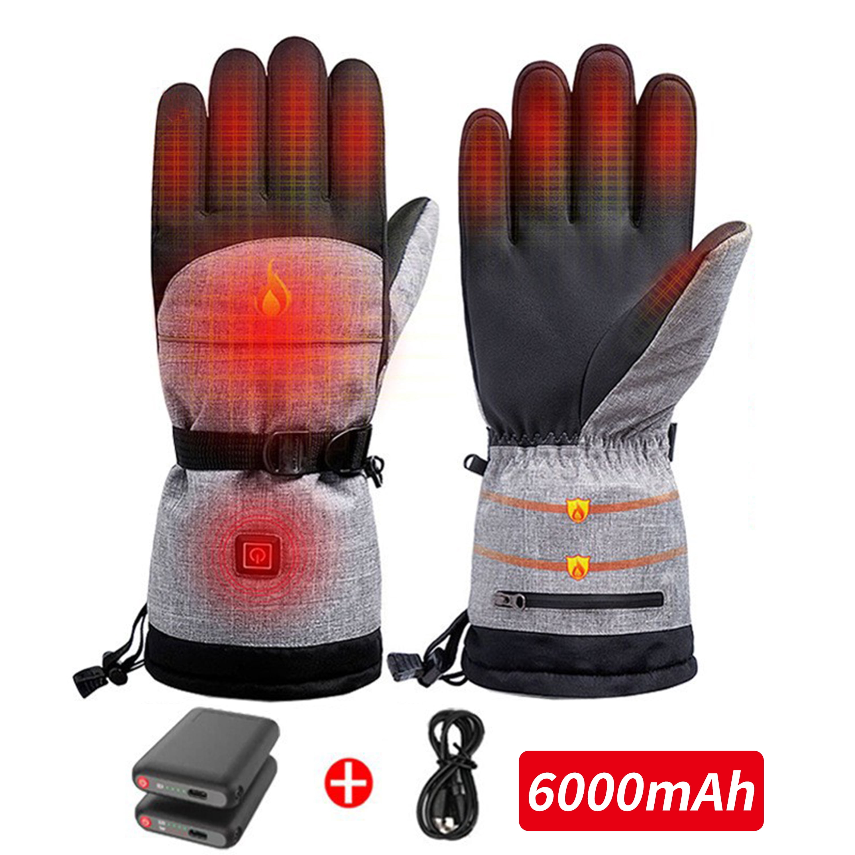 Heated Gloves ThxToms Electric , Touchscreen, Insulated, Rechargeable ...