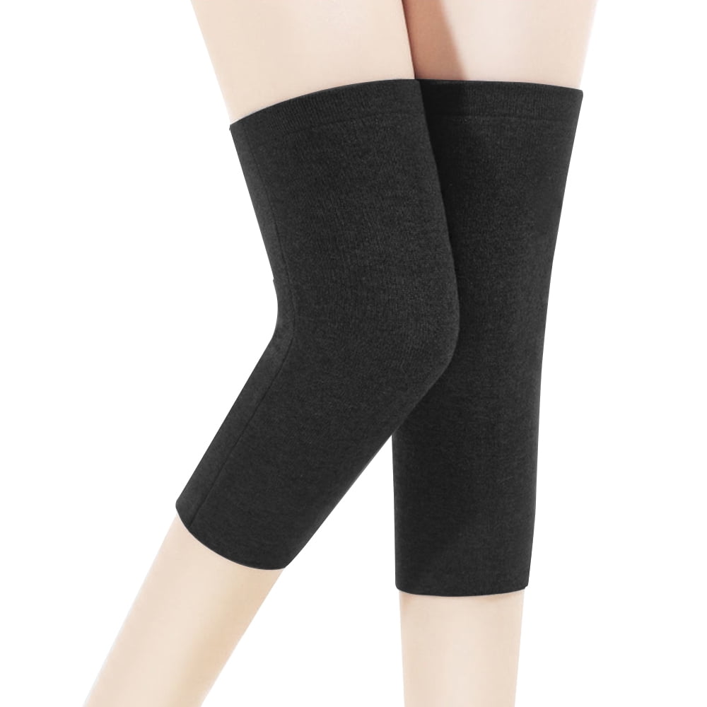 Winter Thermal Knee Braces Elastic Running Knee Compression Sleeves Leg ...