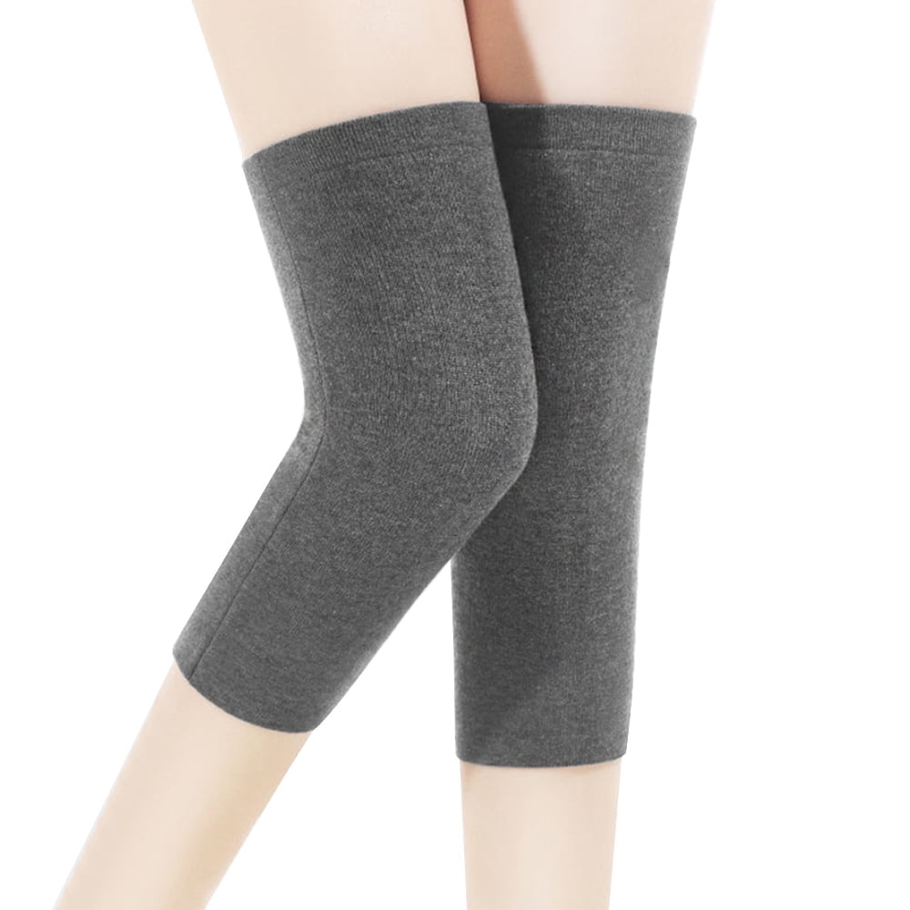 Winter Thermal Knee Braces Elastic Running Knee Compression Sleeves Leg ...