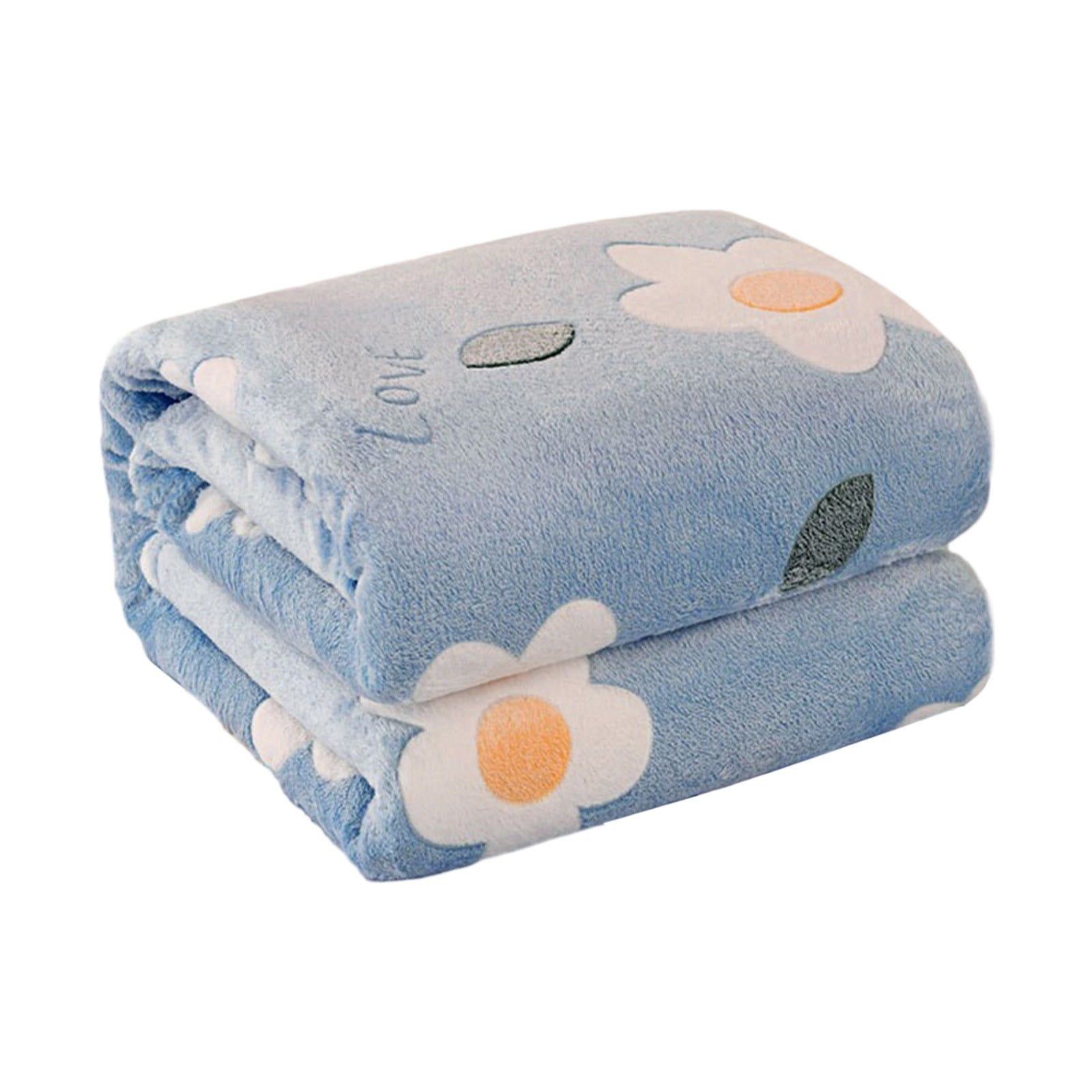 Winter Thick Milk Fleece Blanket Coral Flannel Bedding Single Piece For ...