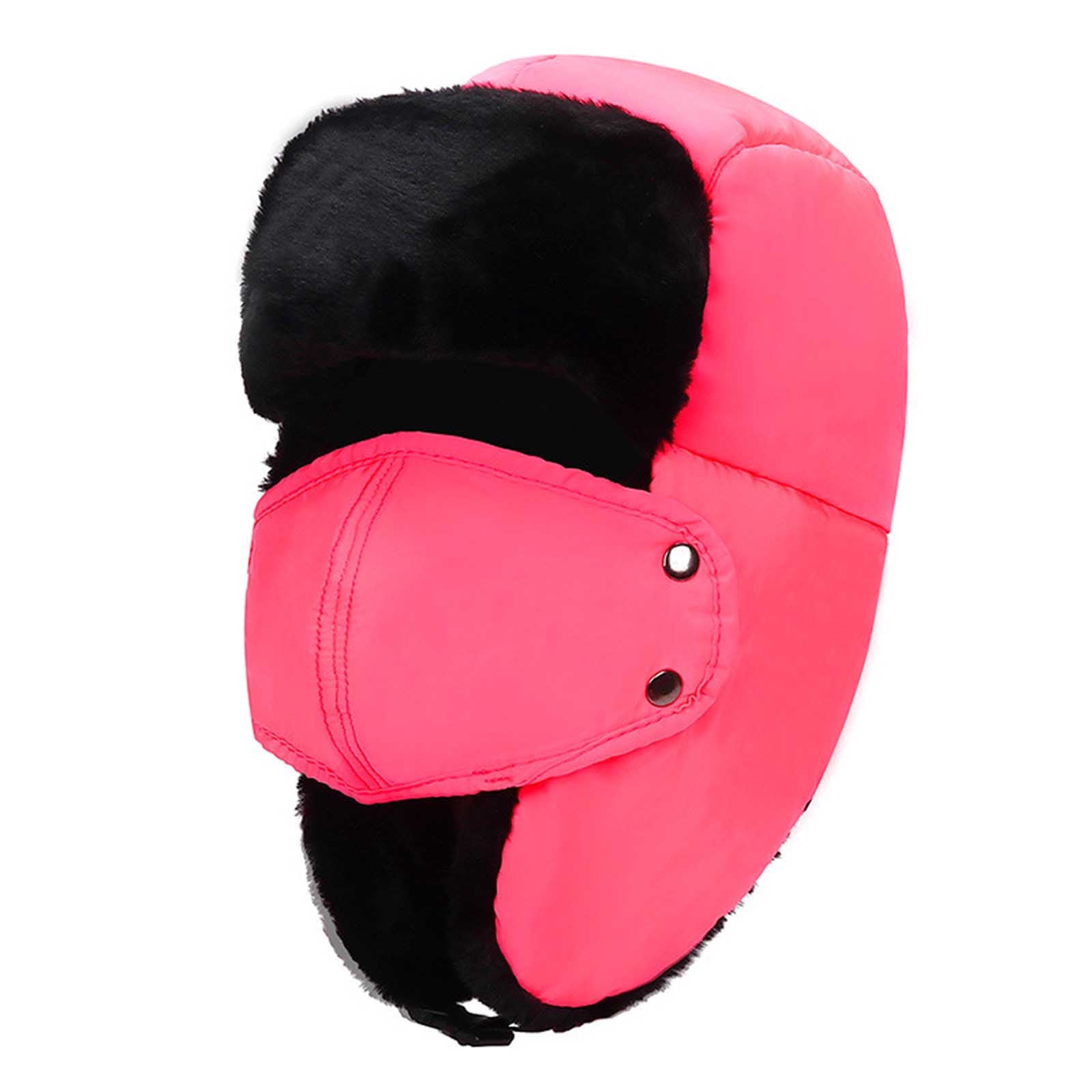 Clearance Under $10.00 Winter Trapper Hat for Men Women Faux Fur ...