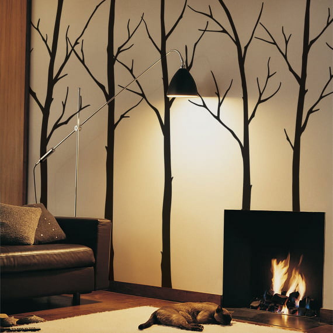 Winter Tree Decal - Black - Walmart.com