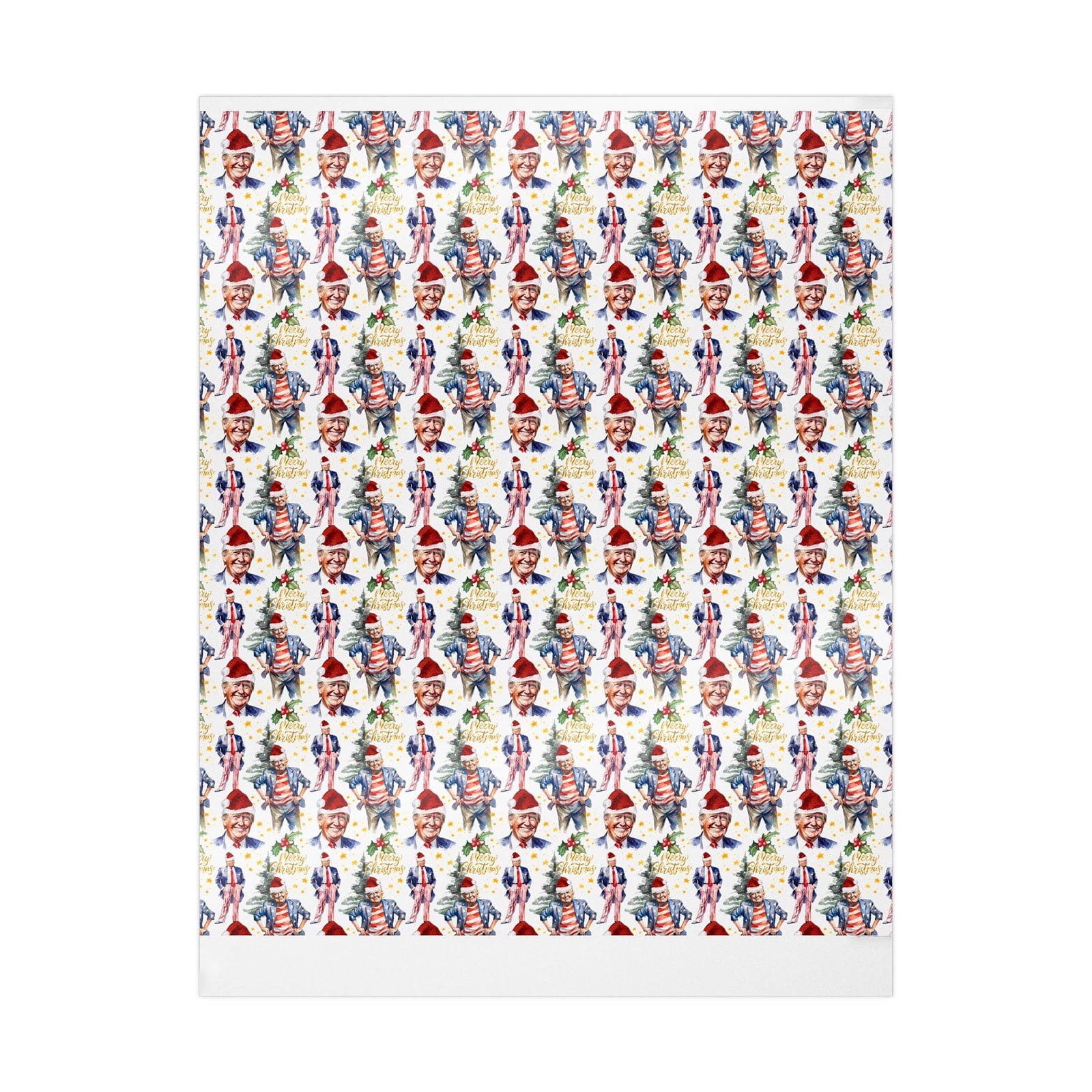 Winter Trump Clearance Colorful Cartoon Character Patterned Wrapping ...