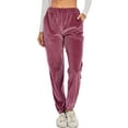 Winter Velour Sweatpants Sweatsuits Joggers Yoga Pants Solid Velour ...